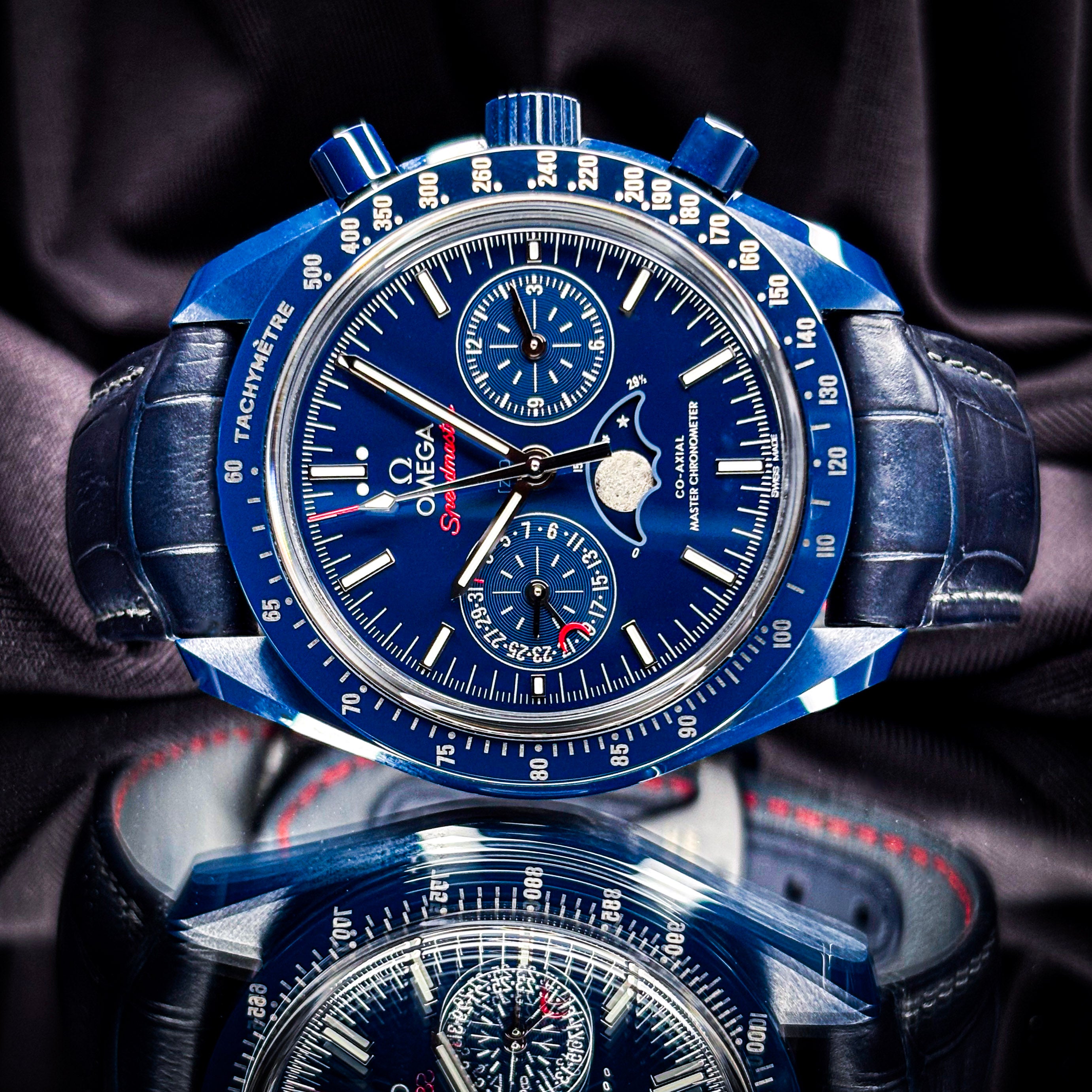 Omega Speedmaster Moonwatch "Blue Side of the Moon" - Ref # 304.93.44 ...
